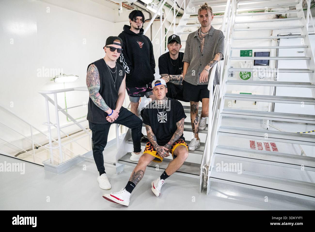 Jimmy Bennett, from left, Danny Case, Matt Brandyberry, Lance Dowdle ...
