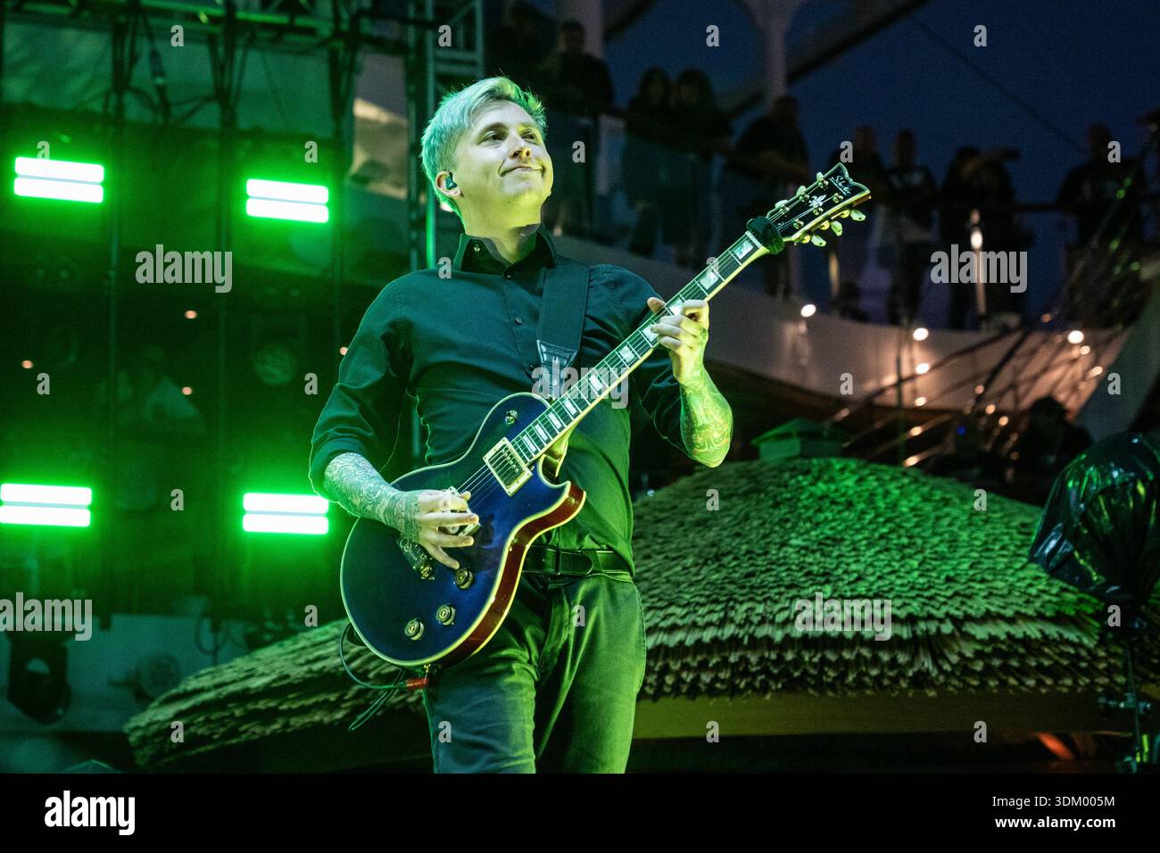 Cody Weissinger of The Funeral Portrait performs during the ShipRocked ...