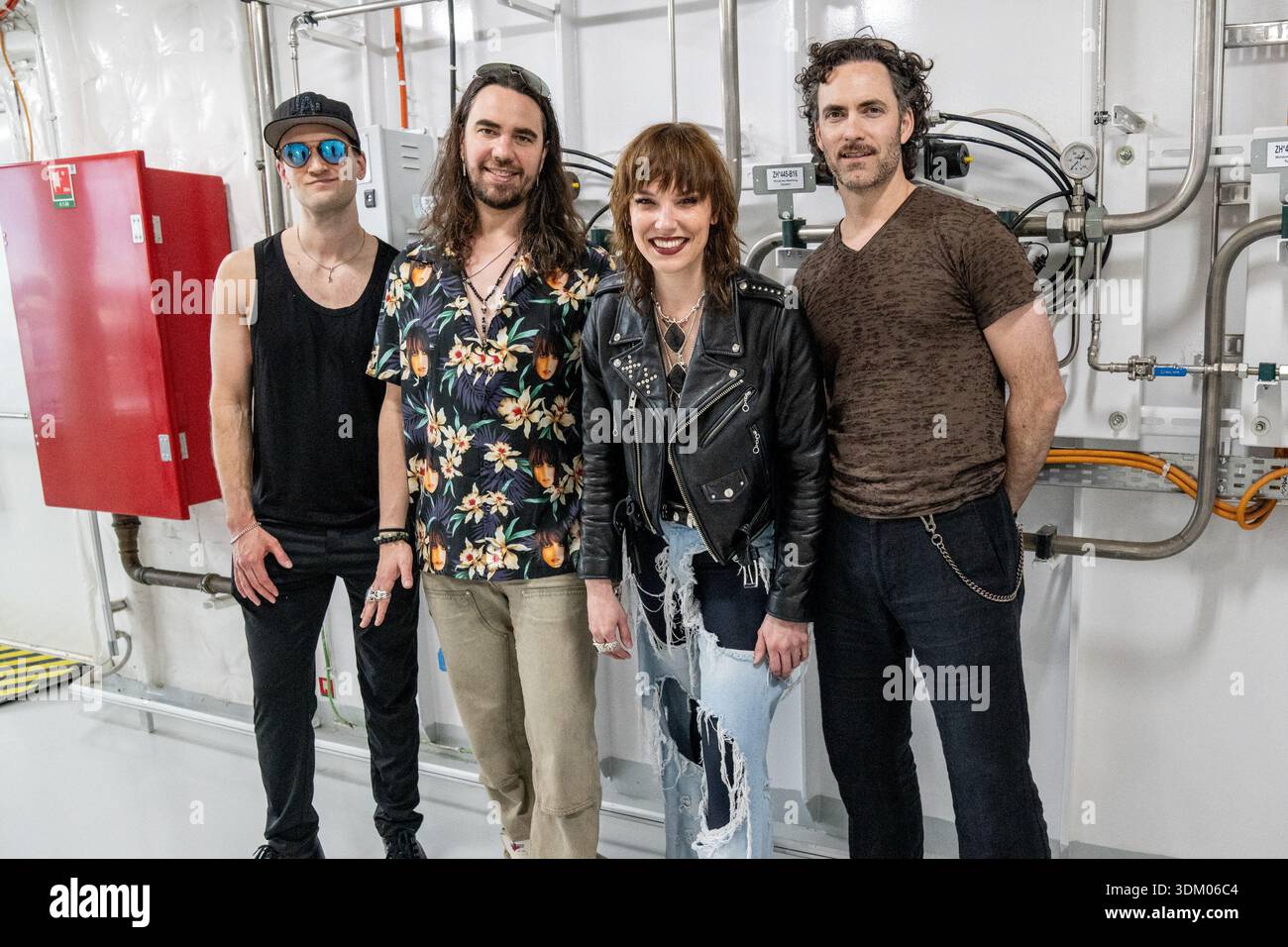 Arejay Hale, from left, Joe Hottinger, Lzzy Hale, and Josh Smith of ...