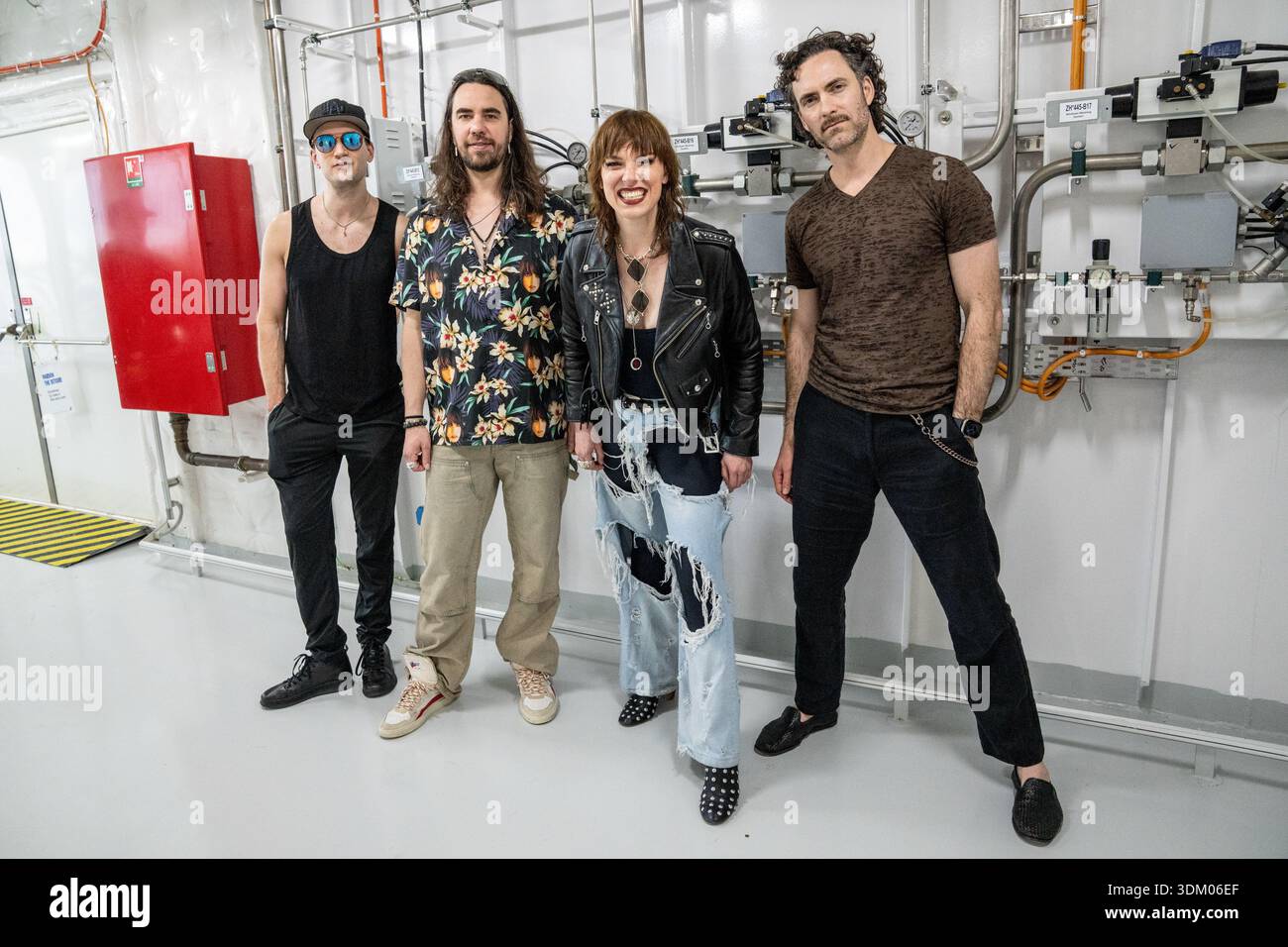 Arejay Hale, from left, Joe Hottinger, Lzzy Hale, and Josh Smith of ...