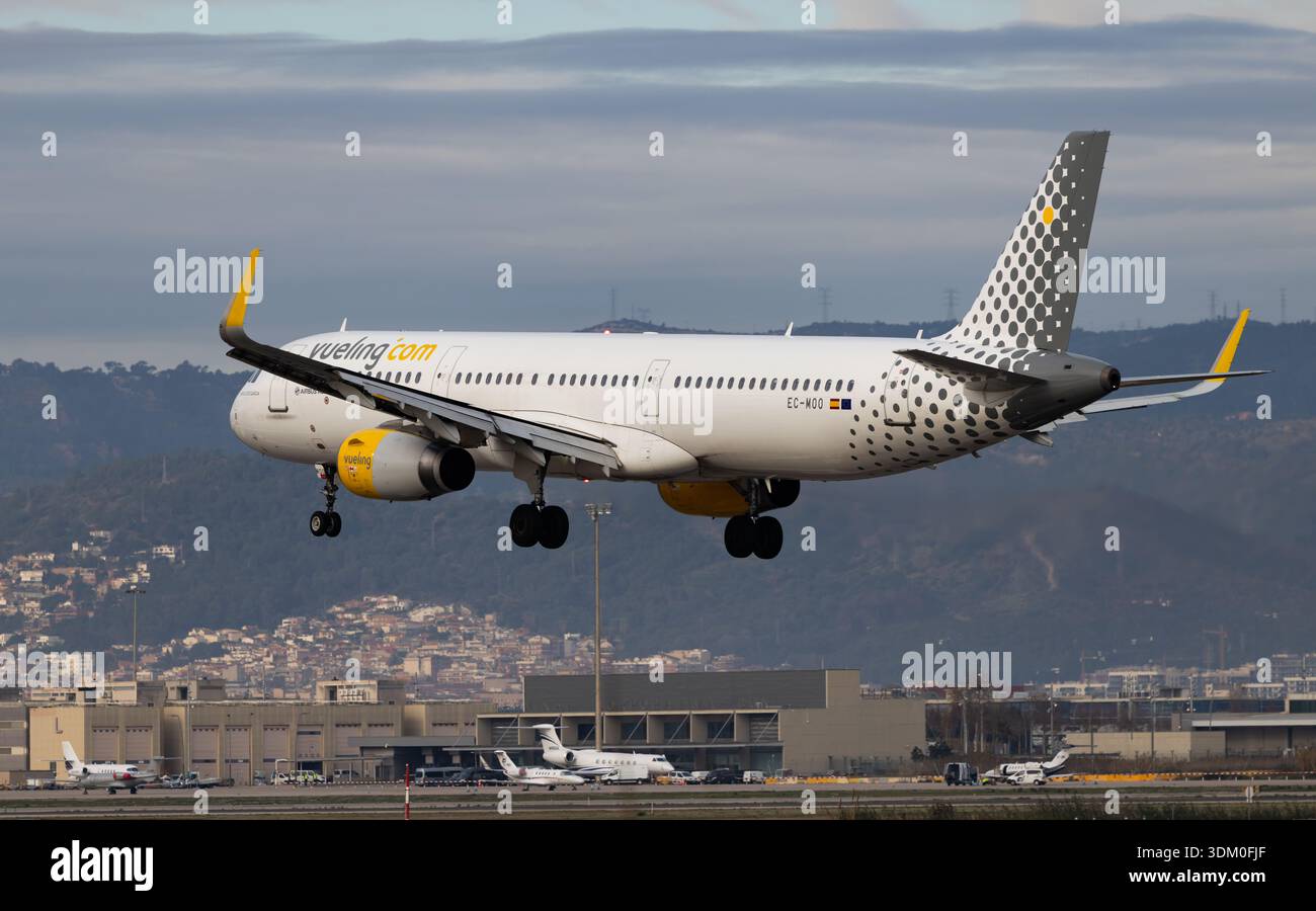 Barcelona, Spain - January 16, 2026: Vueling Airbus A321-200 ...