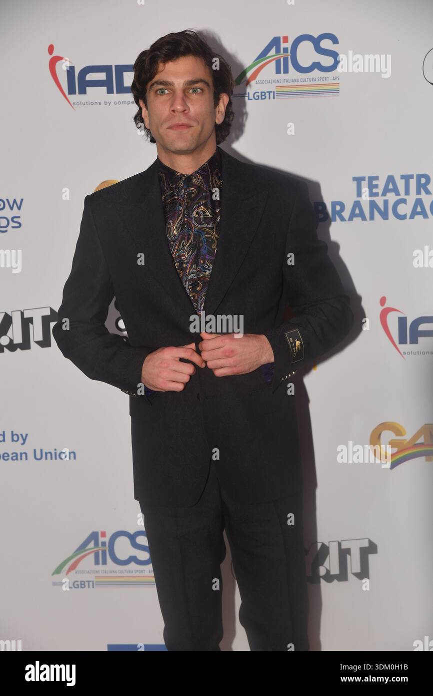 Rome, Brancaccio Theatre Rainbow Award 2026, Pictured: Filippo Contri ...