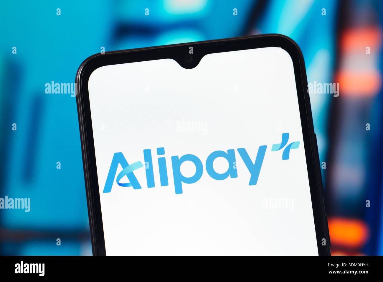 In this photo illustration, the Alipay+ (Alipay Plus) logo is seen ...