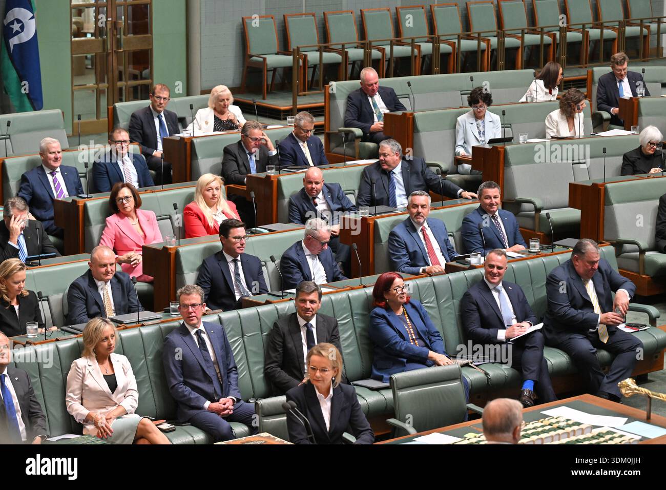 Nationals members sitting together during Question Time in the House of ...