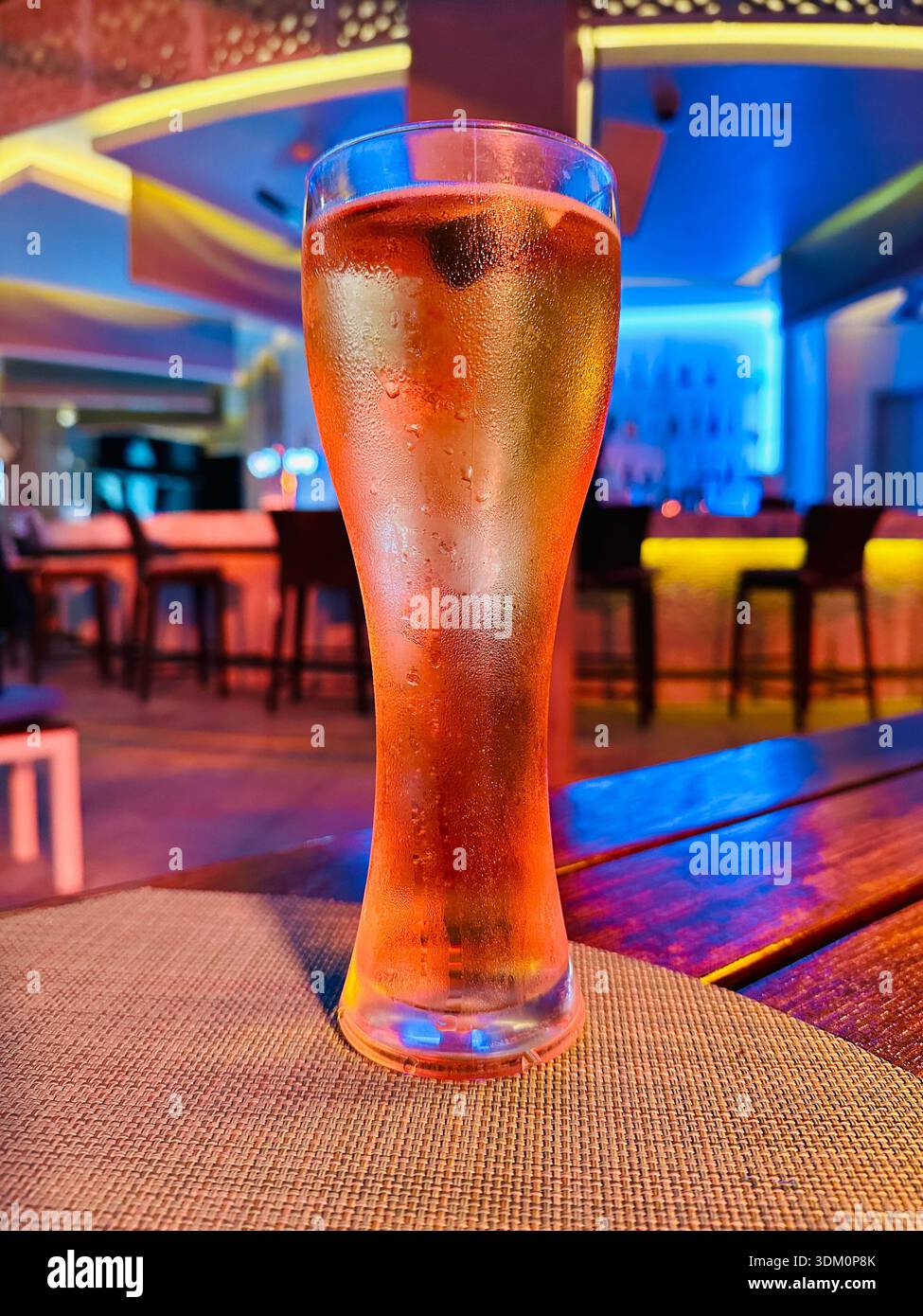 Pint of lager super vivid colours Stock Photo - Alamy