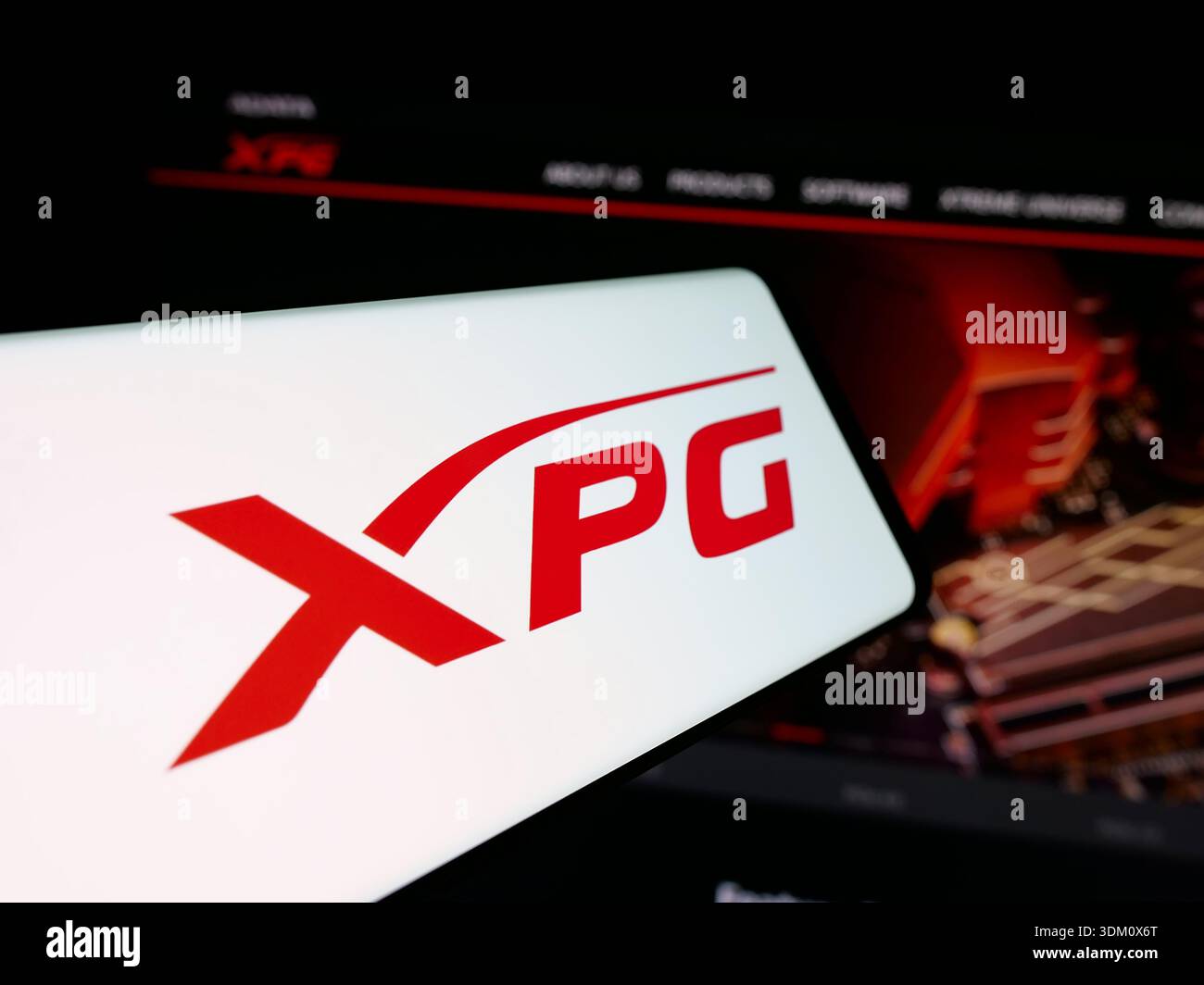 In this photo illustration, a smartphone with the logo of Taiwanese ...