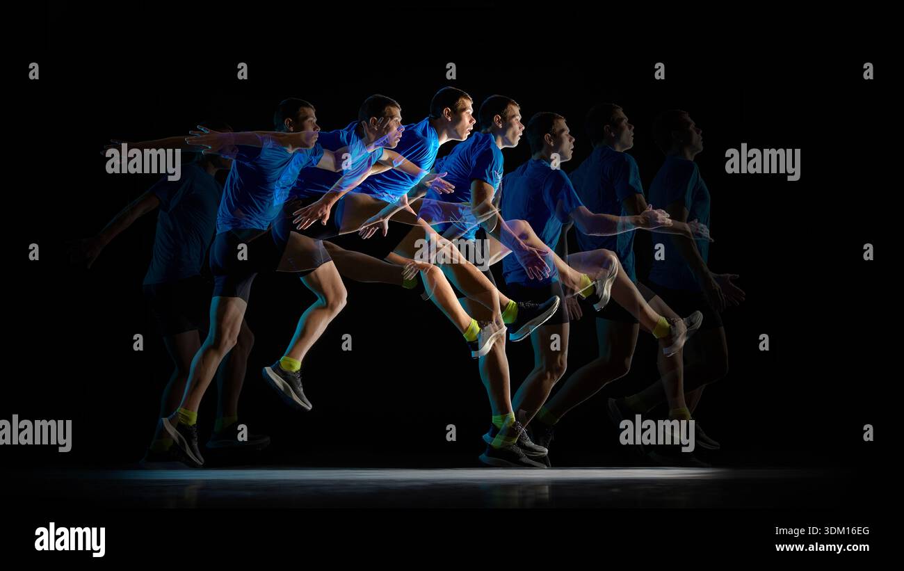 Stroboscopic sports hi-res stock photography and images - Alamy