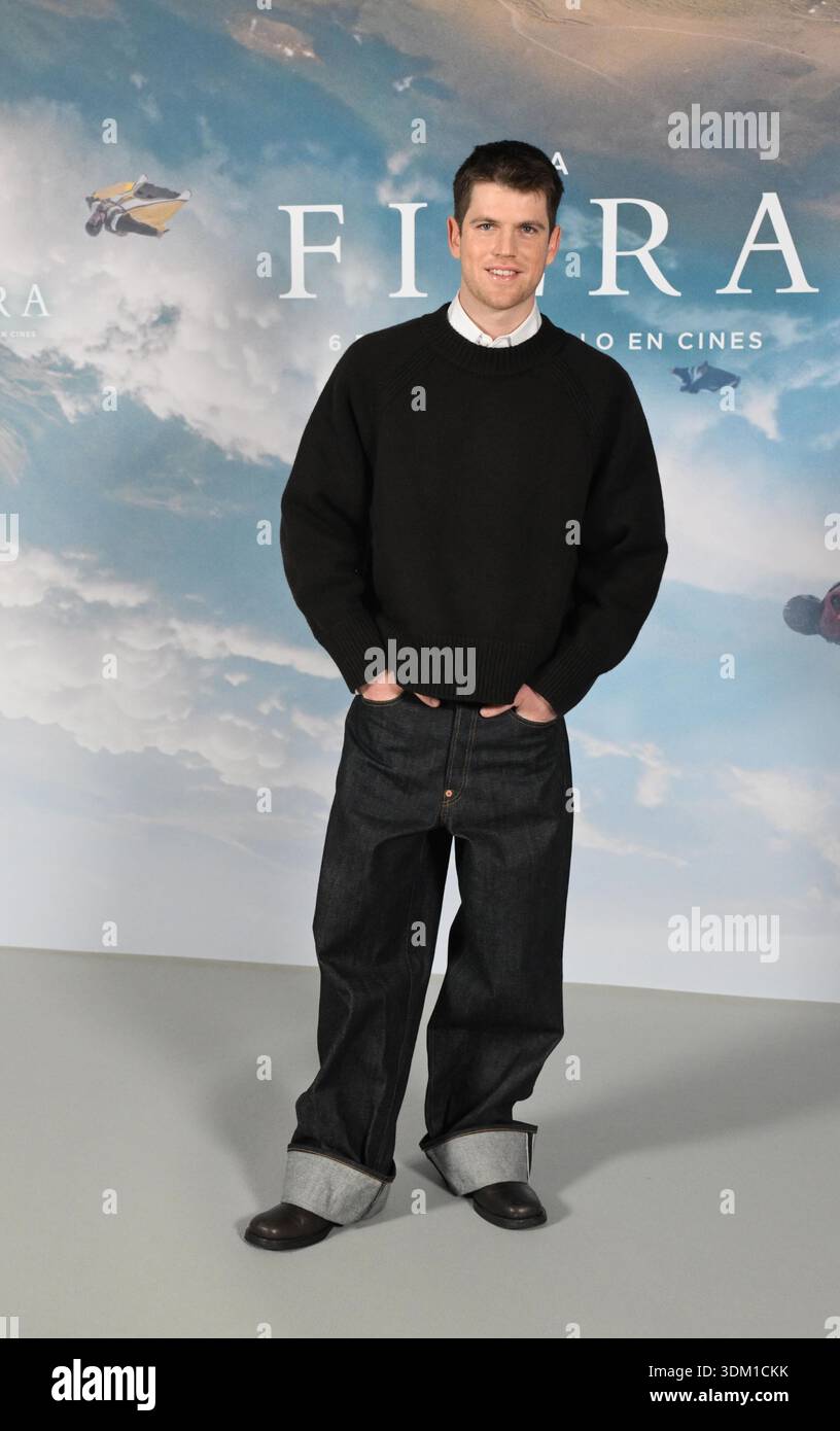 Actor Miguel Bernardeau poses during the presentation of the film 'La ...