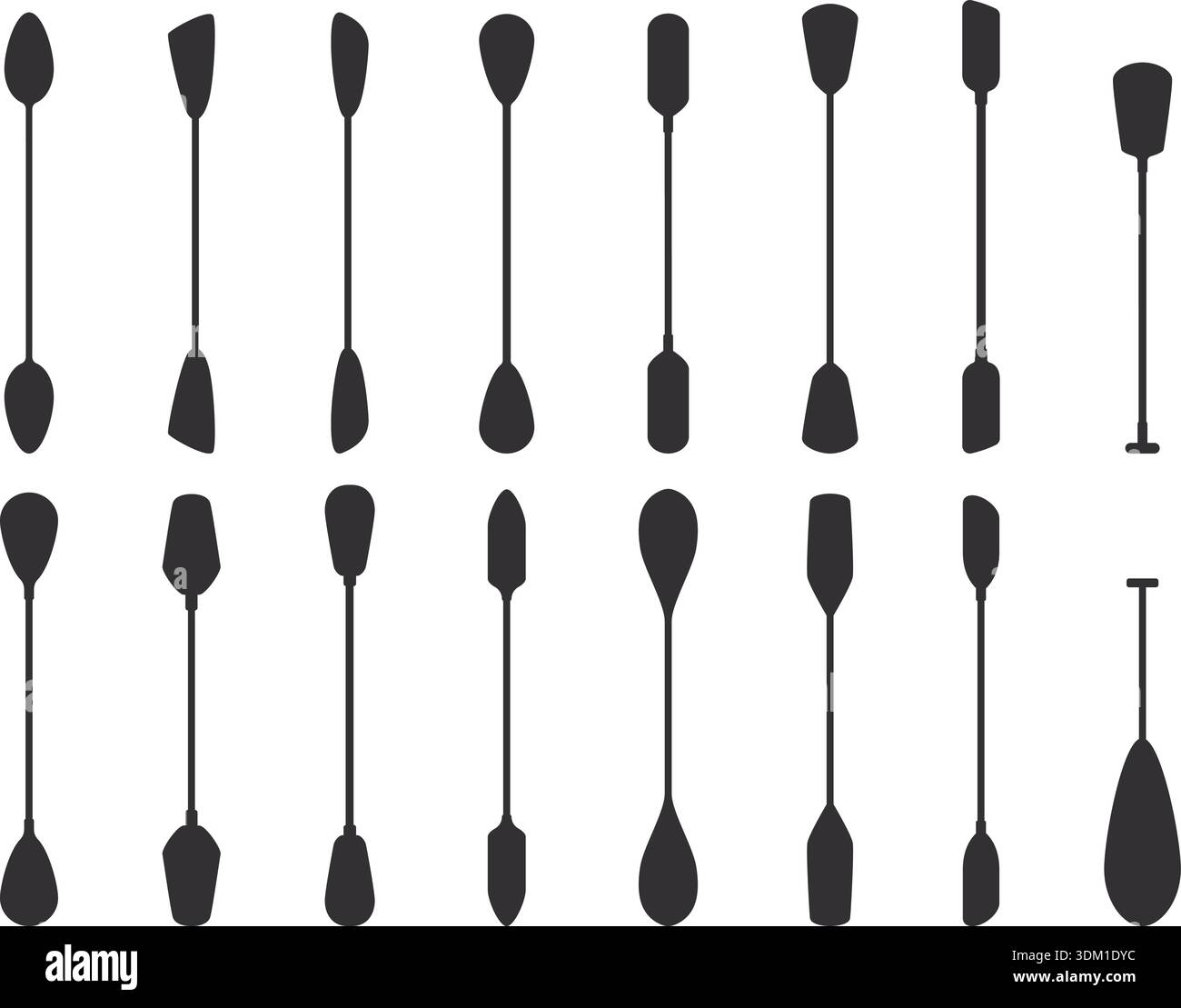Rowing boat tool Stock Vector Images - Alamy