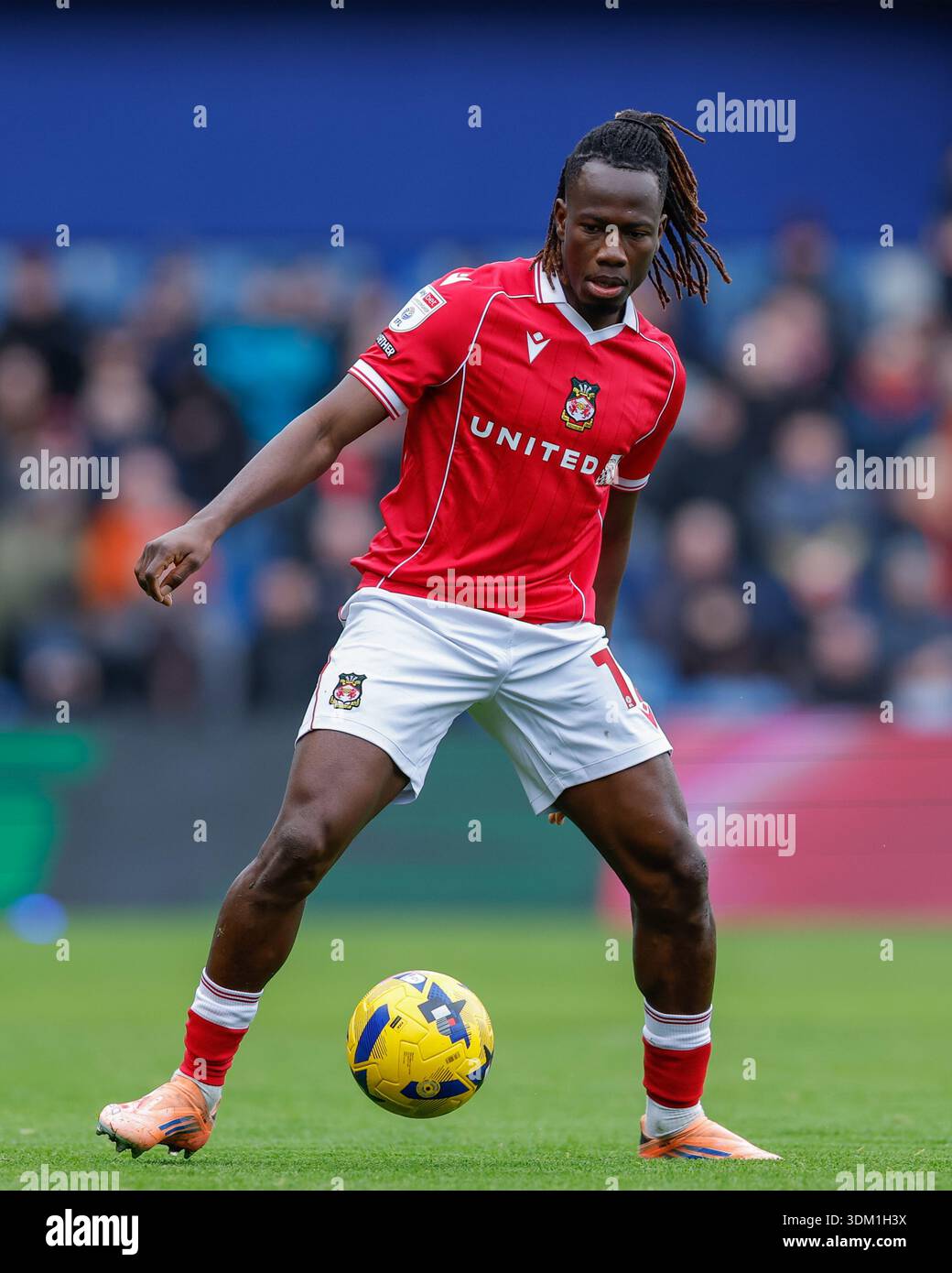 Wrexham's Issa Kabore during the Sky Bet Championship match at ...