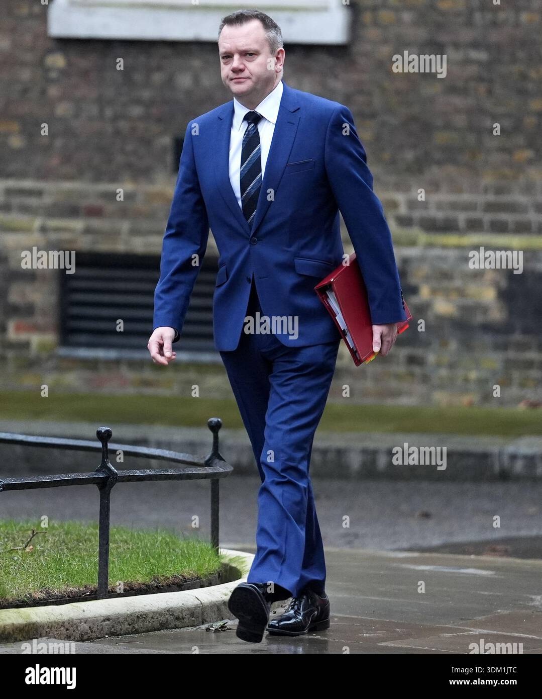 Paymaster General Nick Thomas-Symonds arrives for a Cabinet meeting in ...