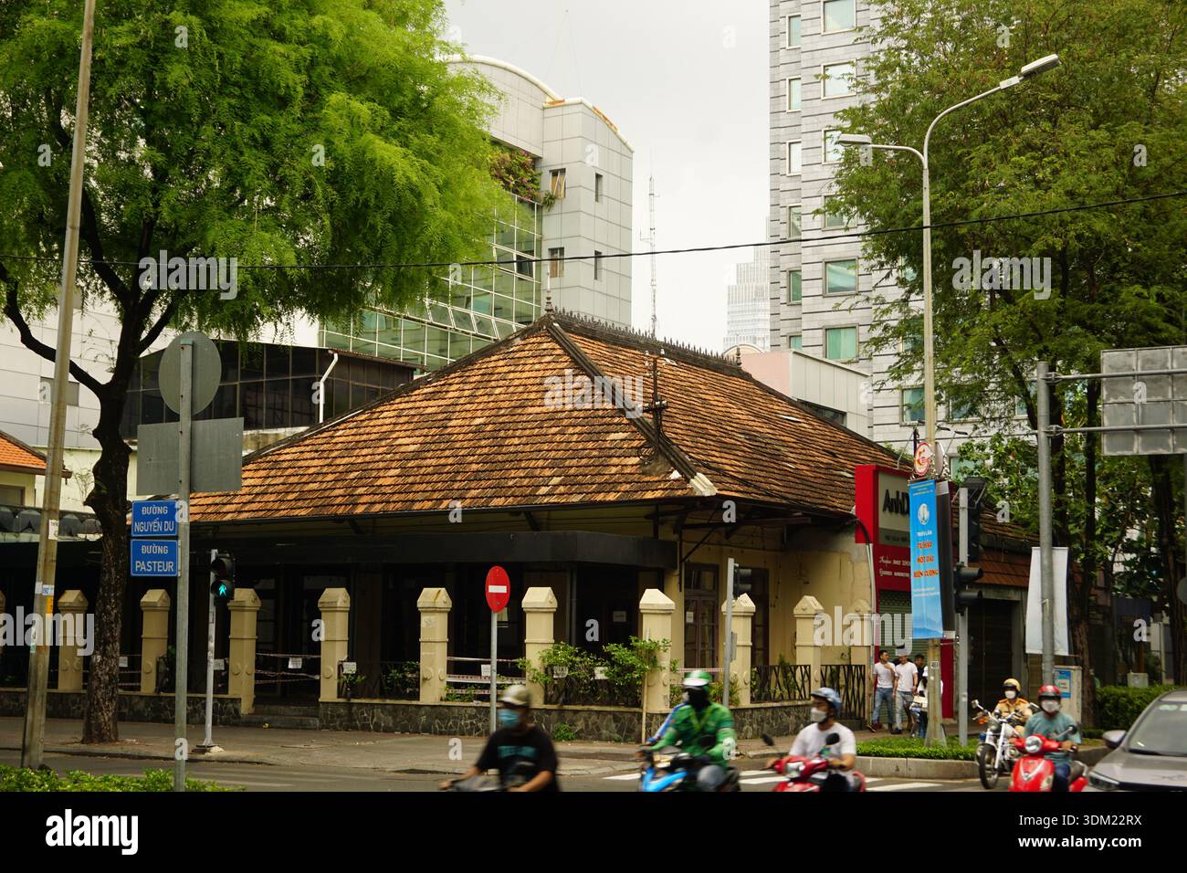 Ho Chi Minh City, Vietnam: Street Corner at Junction of Nguyễn Du and ...