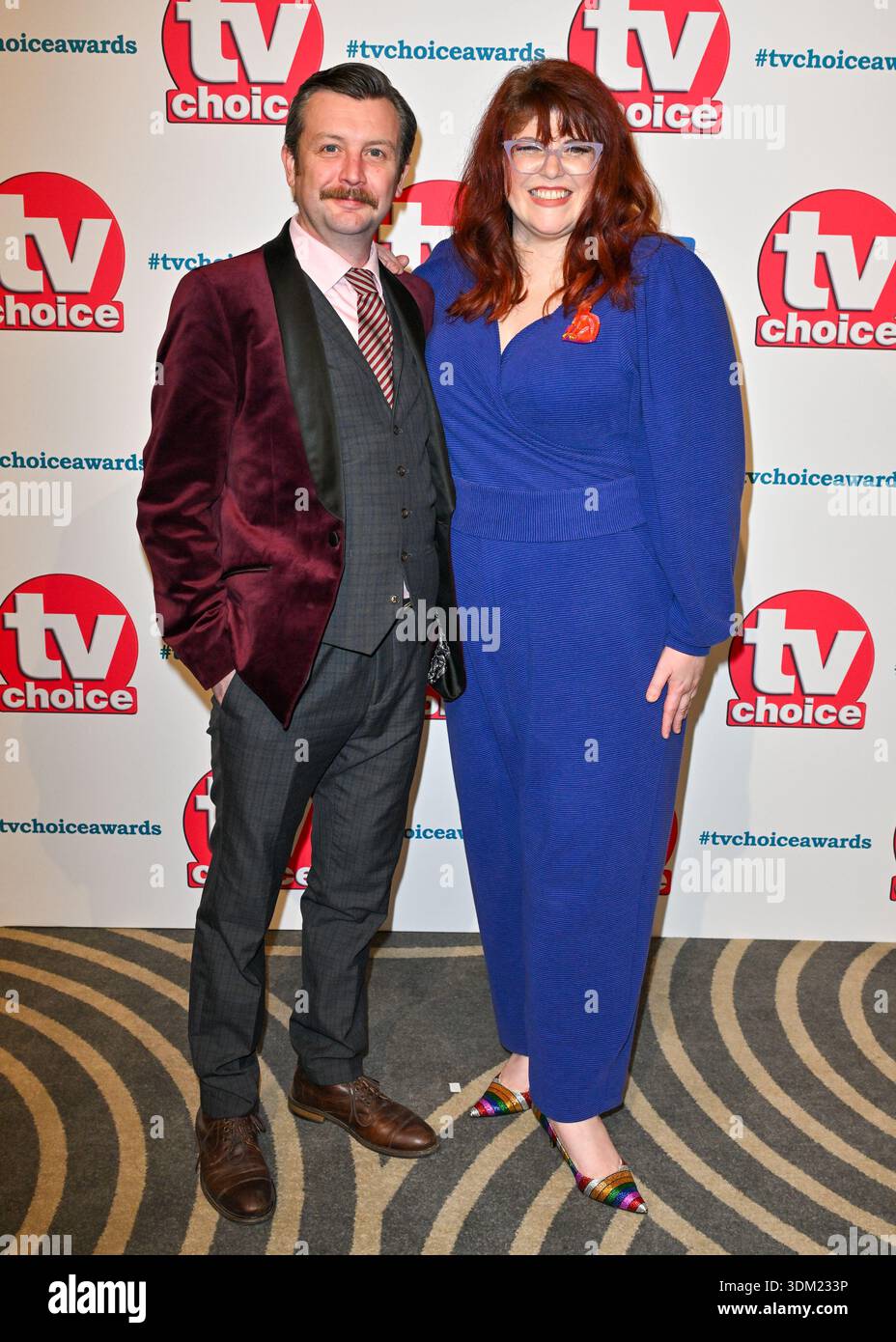Thom Tuck and Jenny Ryan attends the TV Choice Awards 2026 at London ...
