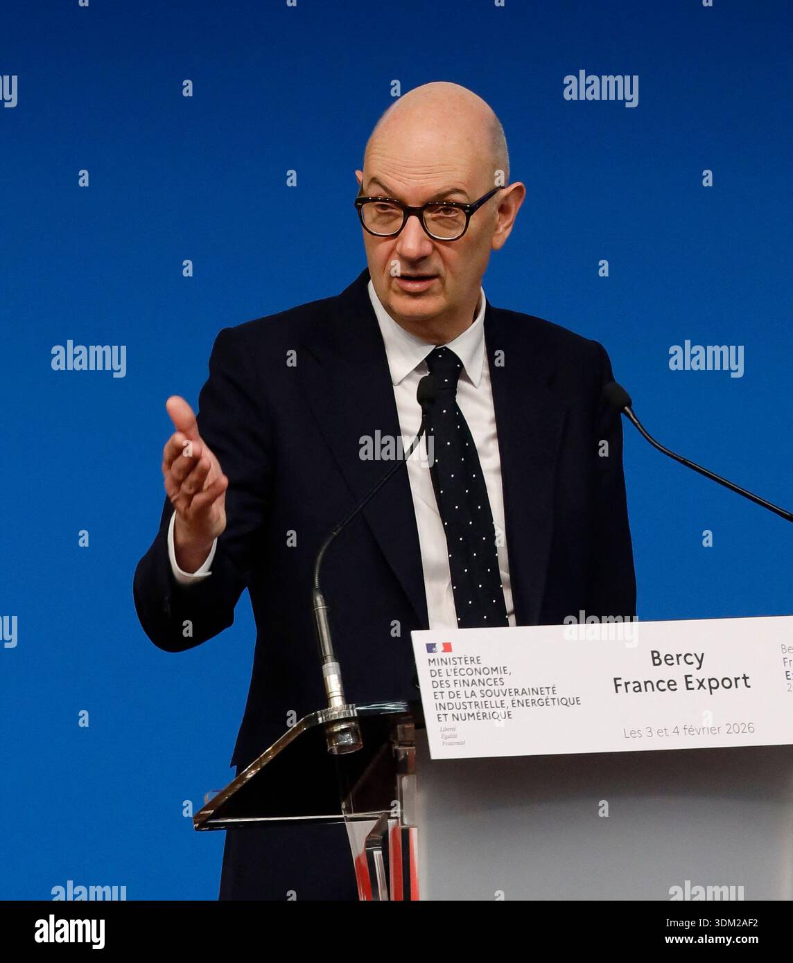French Economy and Finance Minister Roland Lescure during Bercy France ...