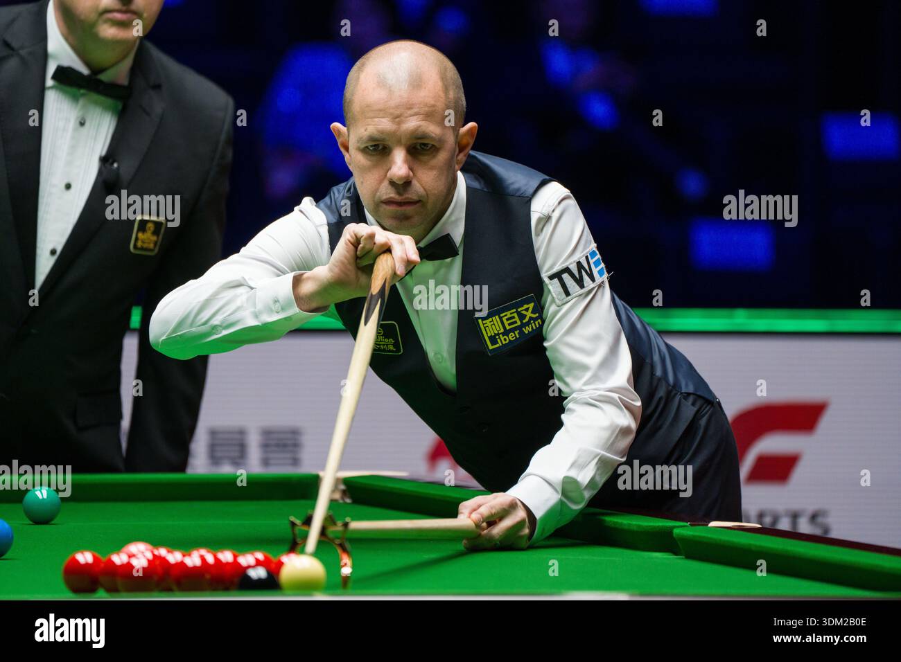English snooker player, Barry Hawkins during a game at the 2026 World ...