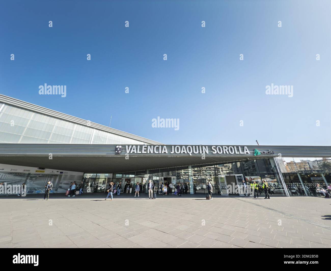 VALENCIA, SPAIN - APRIL 8, 2025: Valencia Joaquin Sorolla railway ...