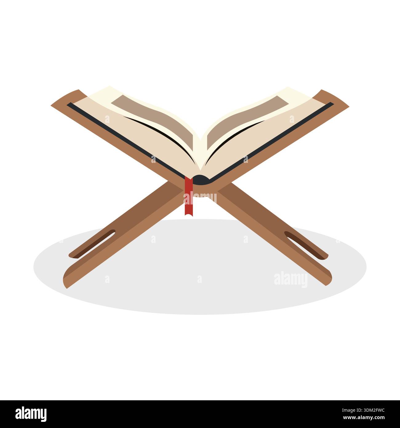Quran rehal Stock Vector Images - Alamy