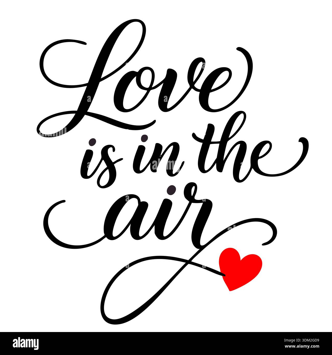 Love in air quote Stock Vector Images - Alamy