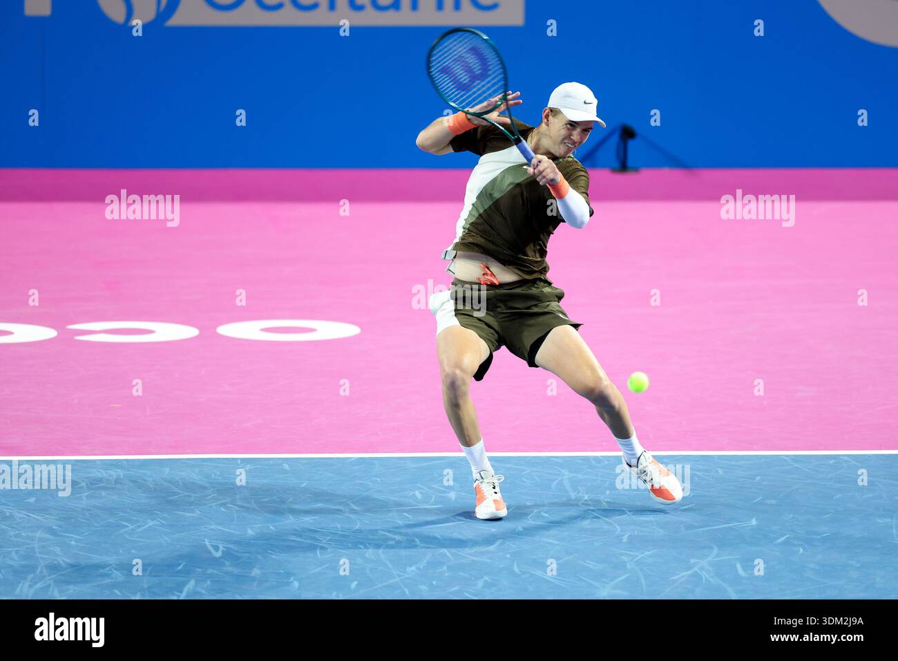 Martin DAMM of USA during the Day 3 of the Open Occitanie on February 3 ...
