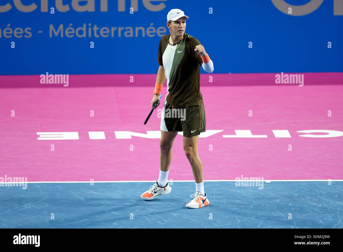 Martin DAMM of USA during the Day 3 of the Open Occitanie on February 3 ...