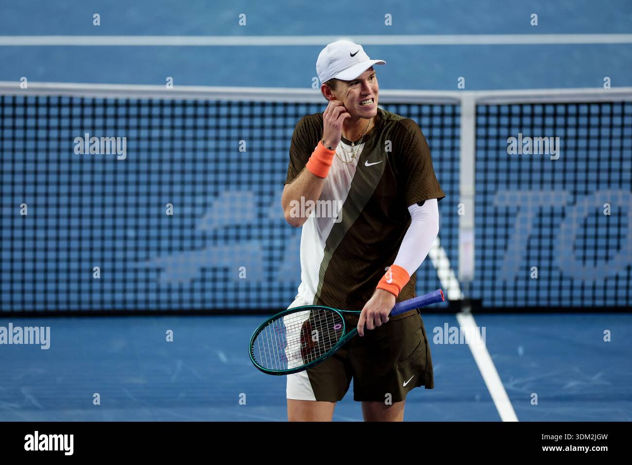 Martin DAMM of USA during the Day 3 of the Open Occitanie on February 3 ...