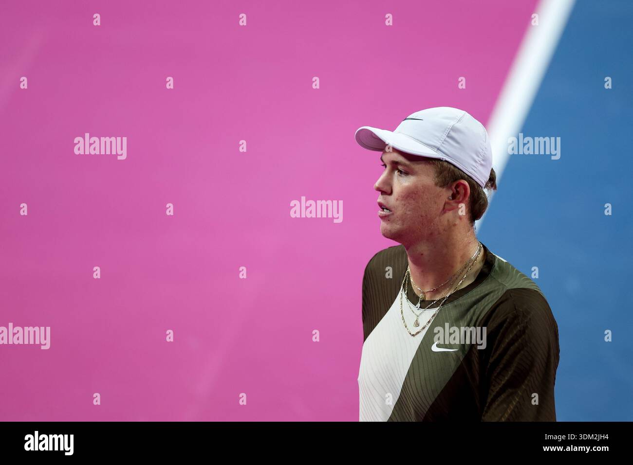 Martin DAMM of USA during the Day 3 of the Open Occitanie on February 3 ...
