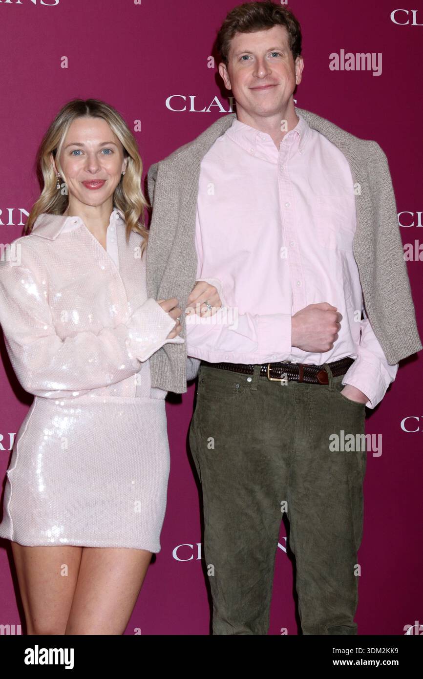 LOS ANGELES - JAN 29: Patricia King, Matt King at the Clarins' Sugar ...