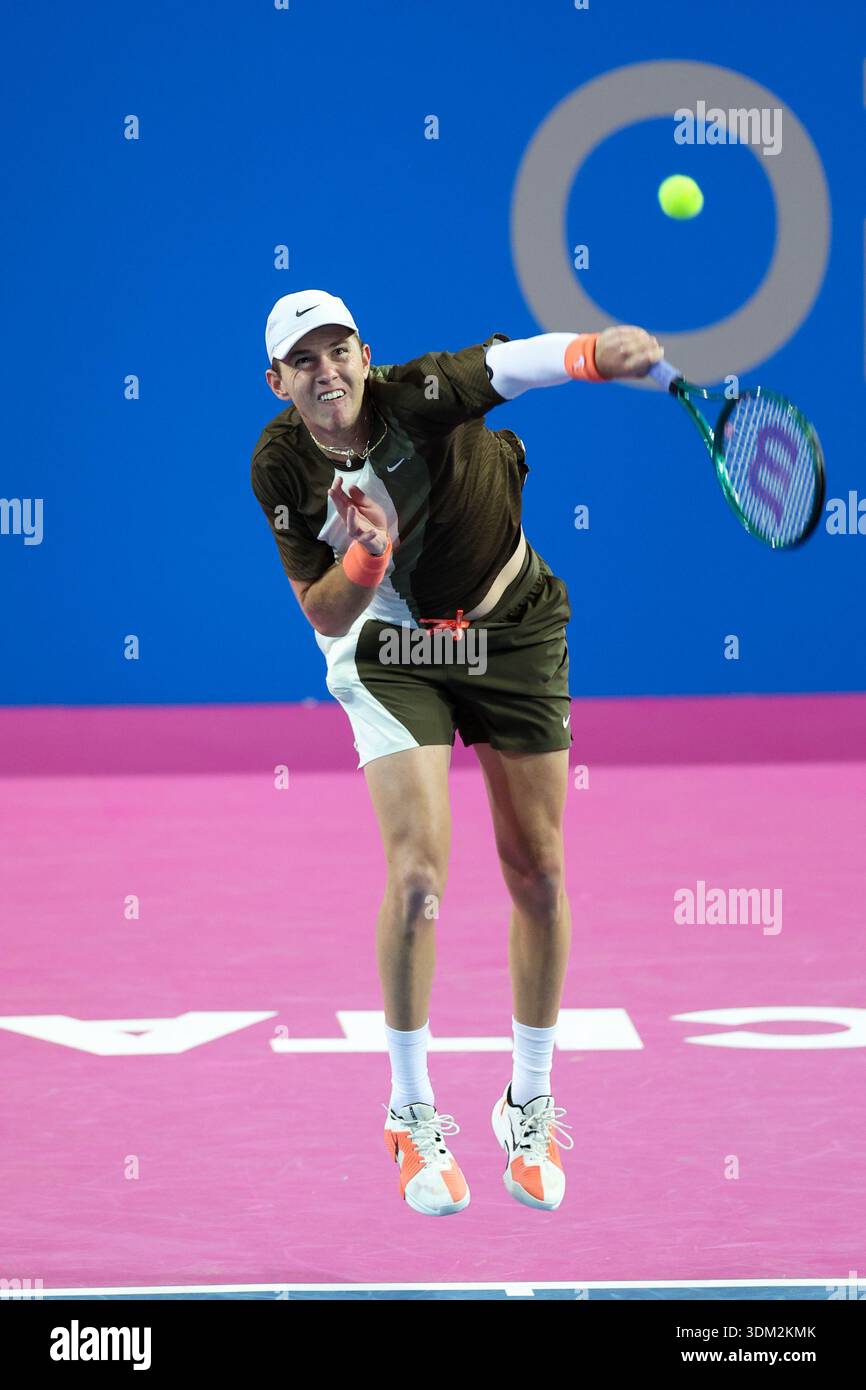 Martin DAMM of USA during the Day 3 of the Open Occitanie on February 3 ...