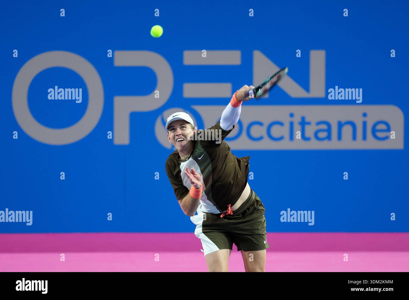 Martin DAMM of USA during the Day 3 of the Open Occitanie on February 3 ...