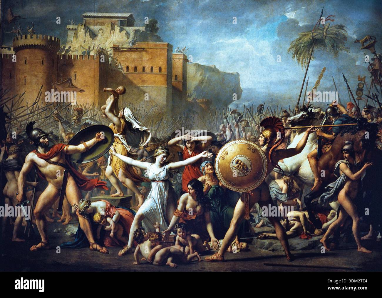 The Sabine Women 1799 by Jacques-Louis David, 1748 – 1825, French ...