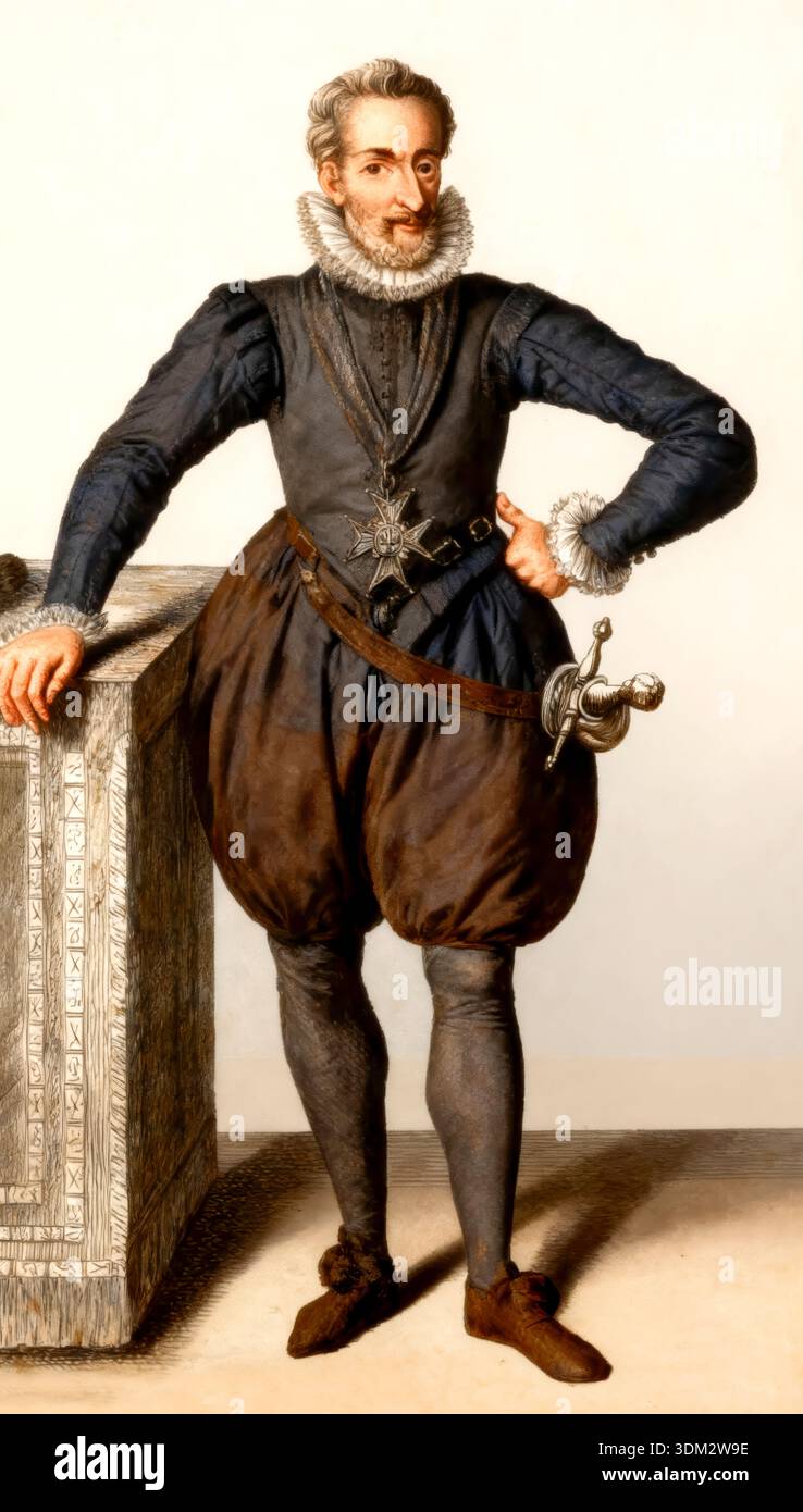 Henry of Navarre, Henri IV, Henry the Great, King of France Stock Photo ...