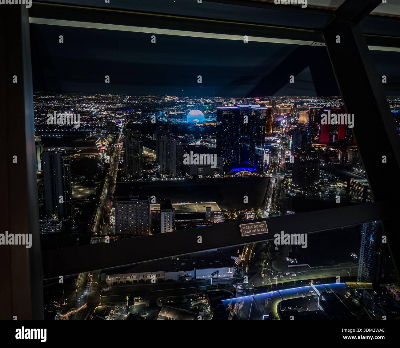 Msg sphere las vegas aerial hi-res stock photography and images - Alamy