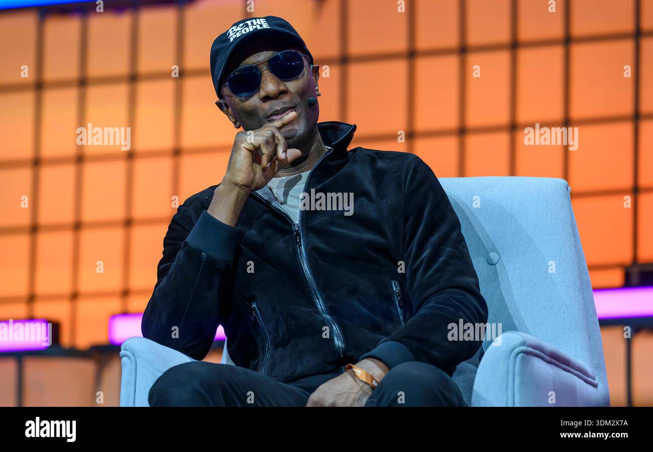 WEB SUMMIT QATAR 2026 DAT THREE Musician Aloe Blacc, address the ...