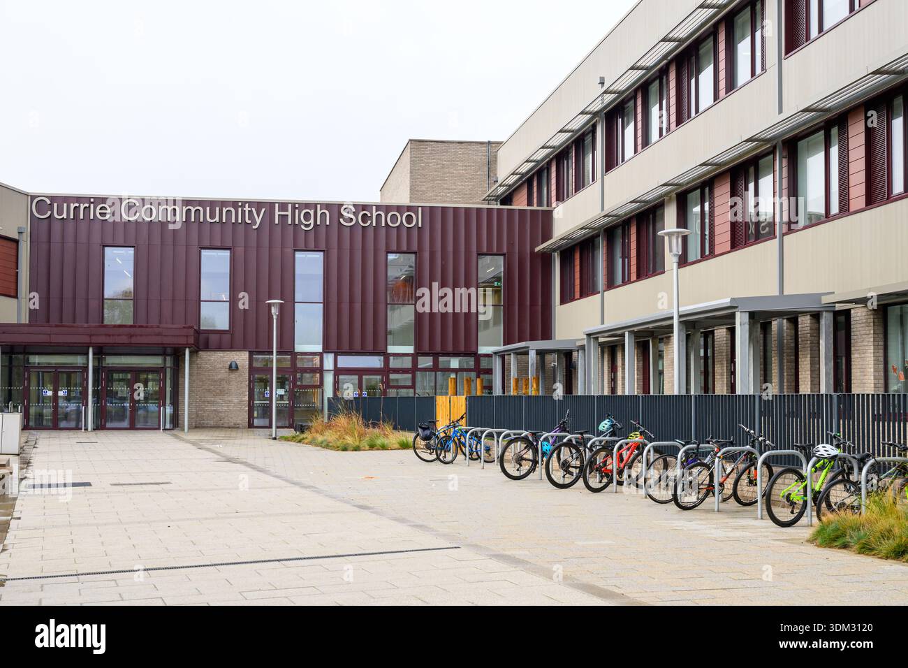 New Currie High School Official opening Stock Photo - Alamy