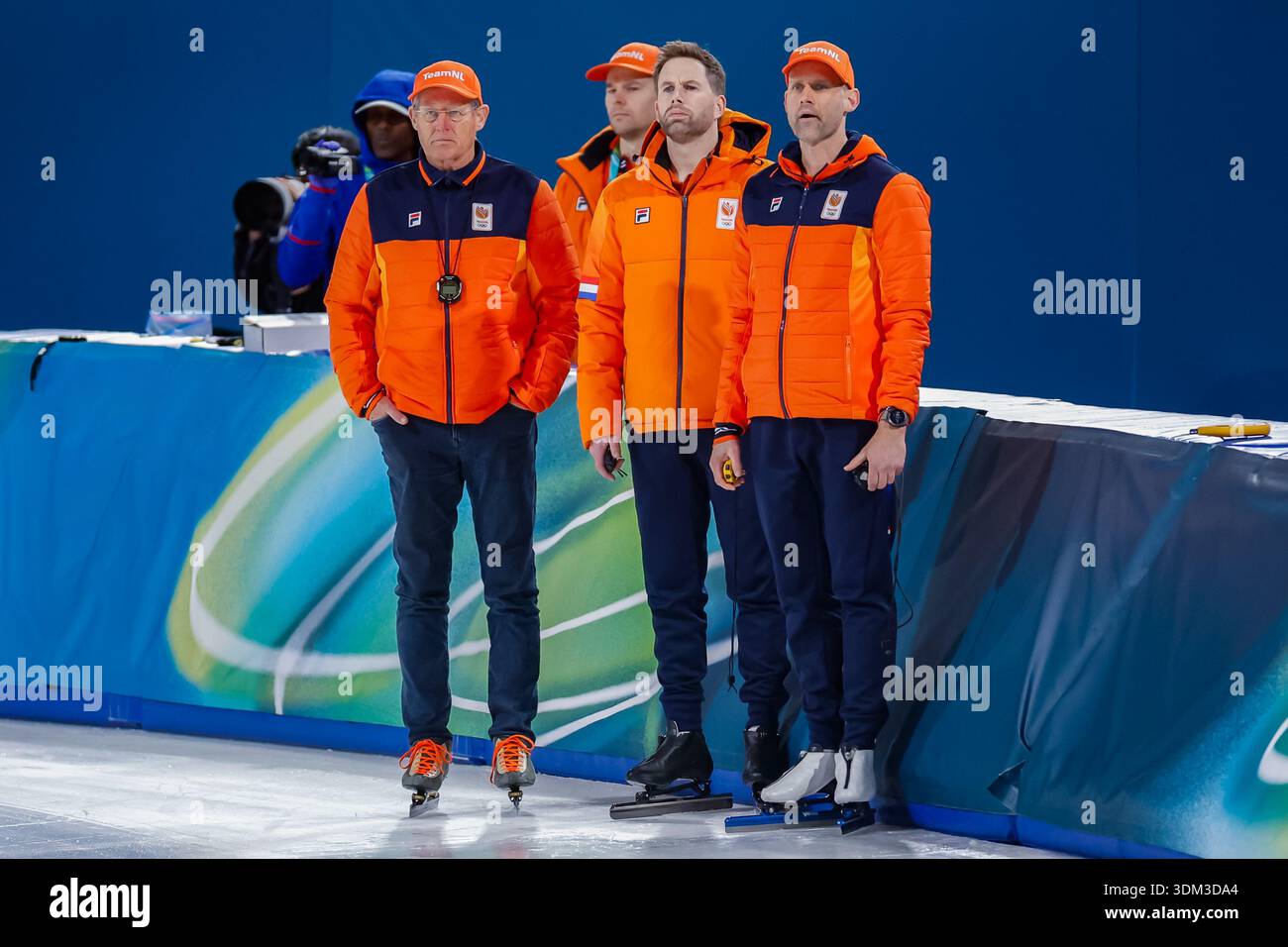 Head coaches of TEAMNL Jillert Anema and Robert Derks and Head coach ...