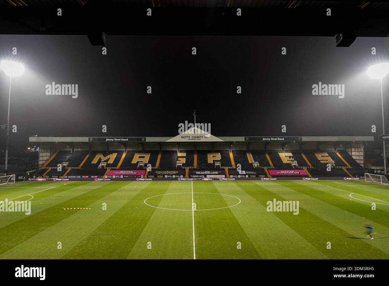 A general view of the stadium stands and the pitch during the Sky Bet ...