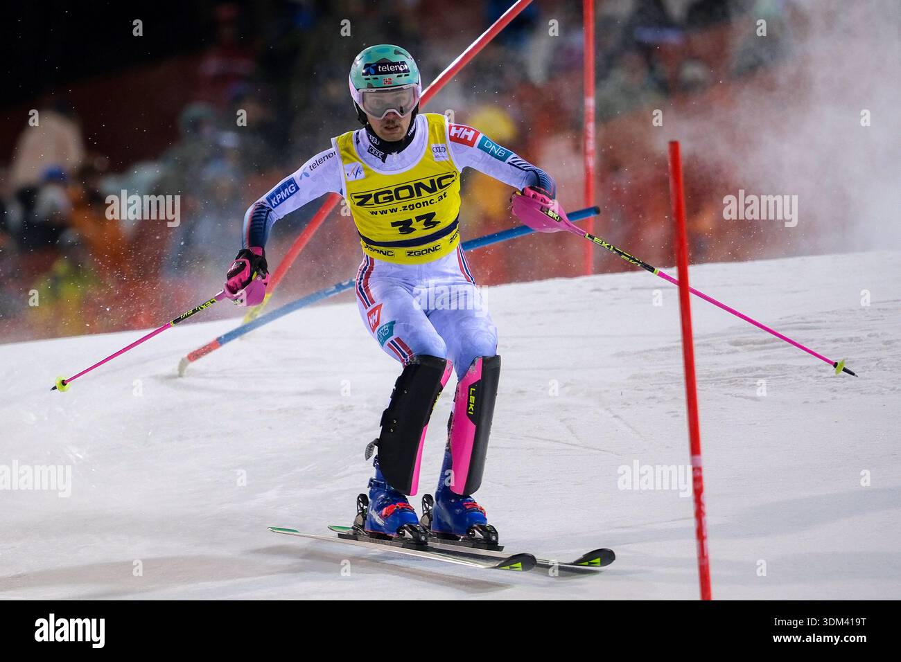 Eirik Hystad Solberg from Norway competes during AUDI FIS Ski World Cup ...