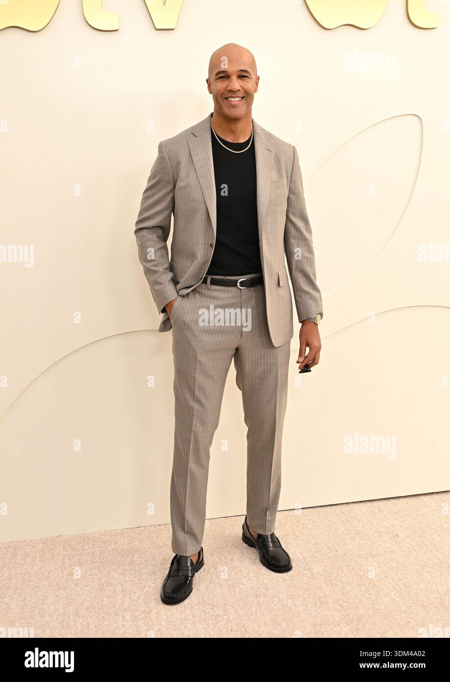 Mark Tallman arriving to Apple TV Press Day at Barker Hanger on ...
