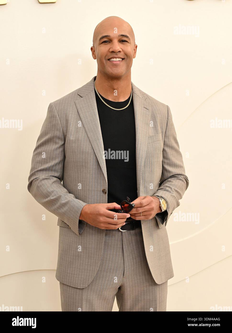 Mark Tallman arriving to Apple TV Press Day at Barker Hanger on ...