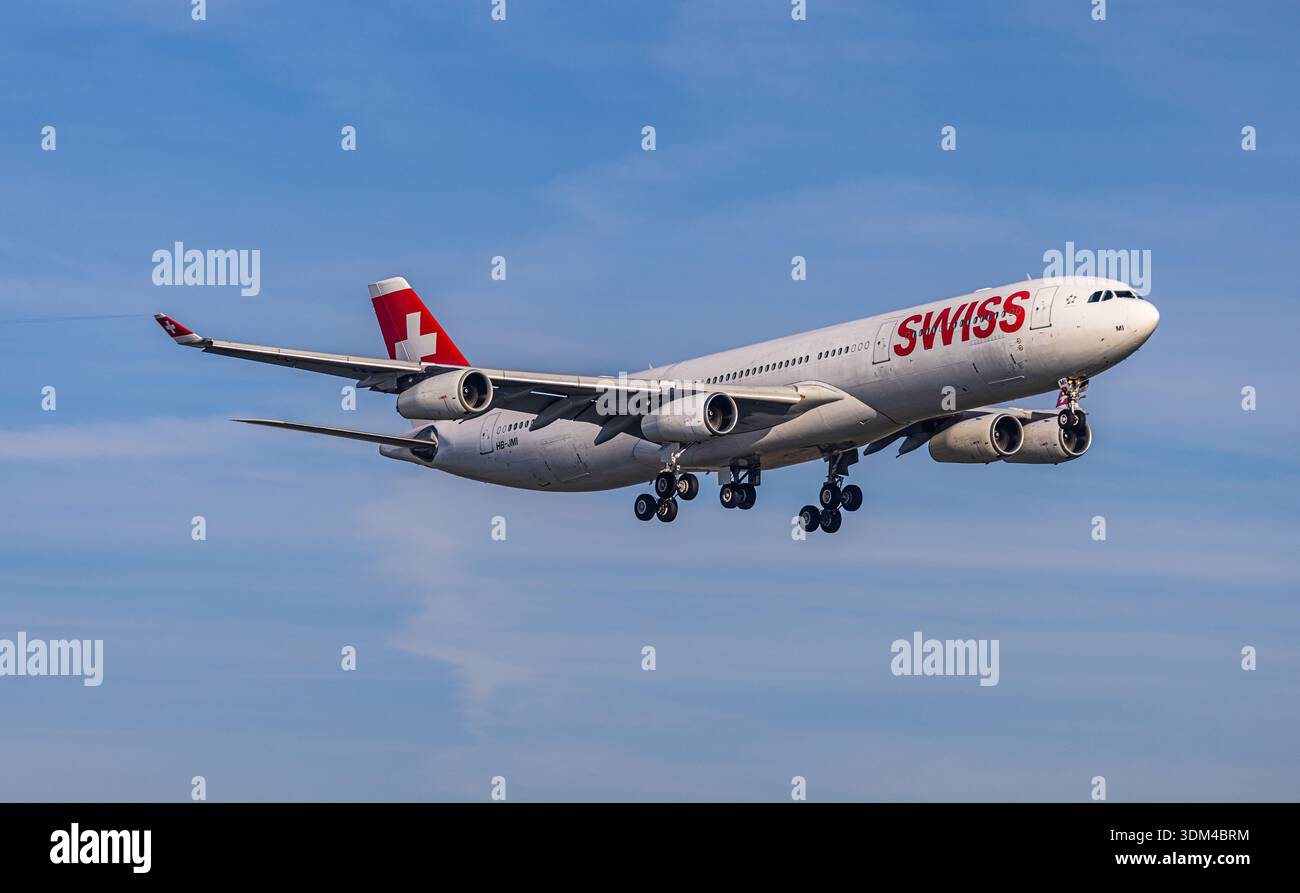 Zurich, Switzerland, 14th Jan 2026: A Swiss International Airlines ...