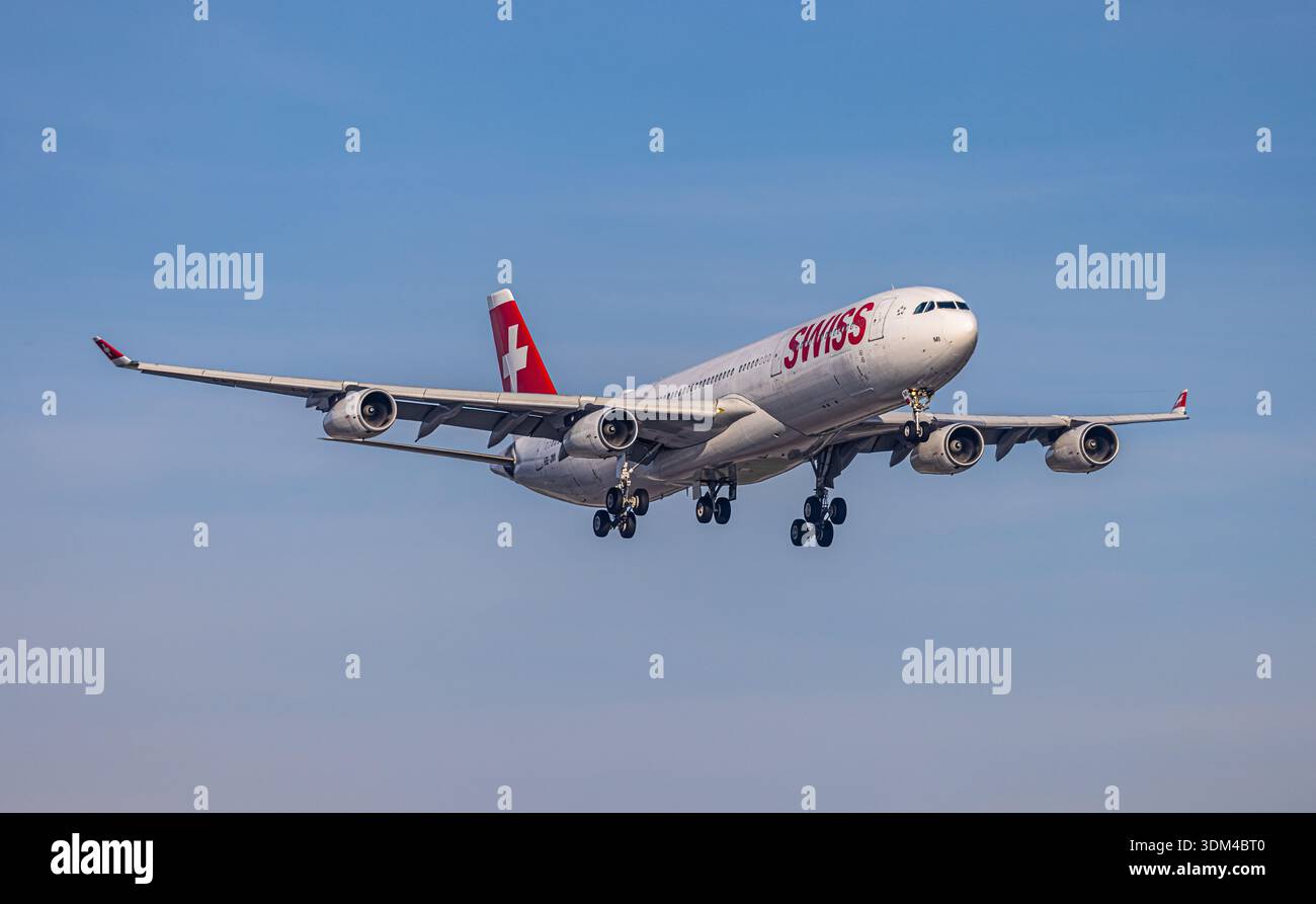 Zurich, Switzerland, 14th Jan 2026: A Swiss International Airlines ...
