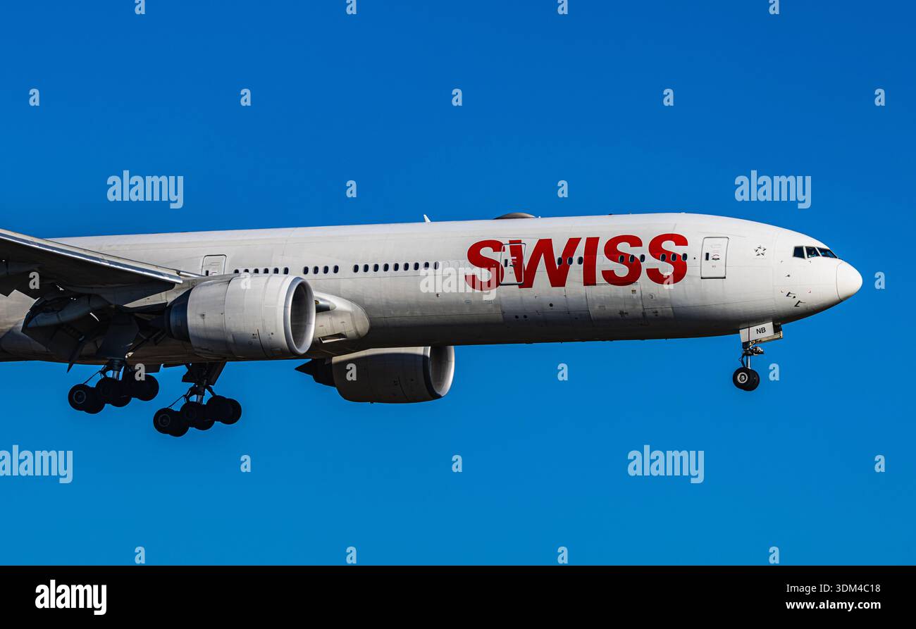 Zurich, Switzerland, 15th Jan 2026: A Swiss International Airlines ...