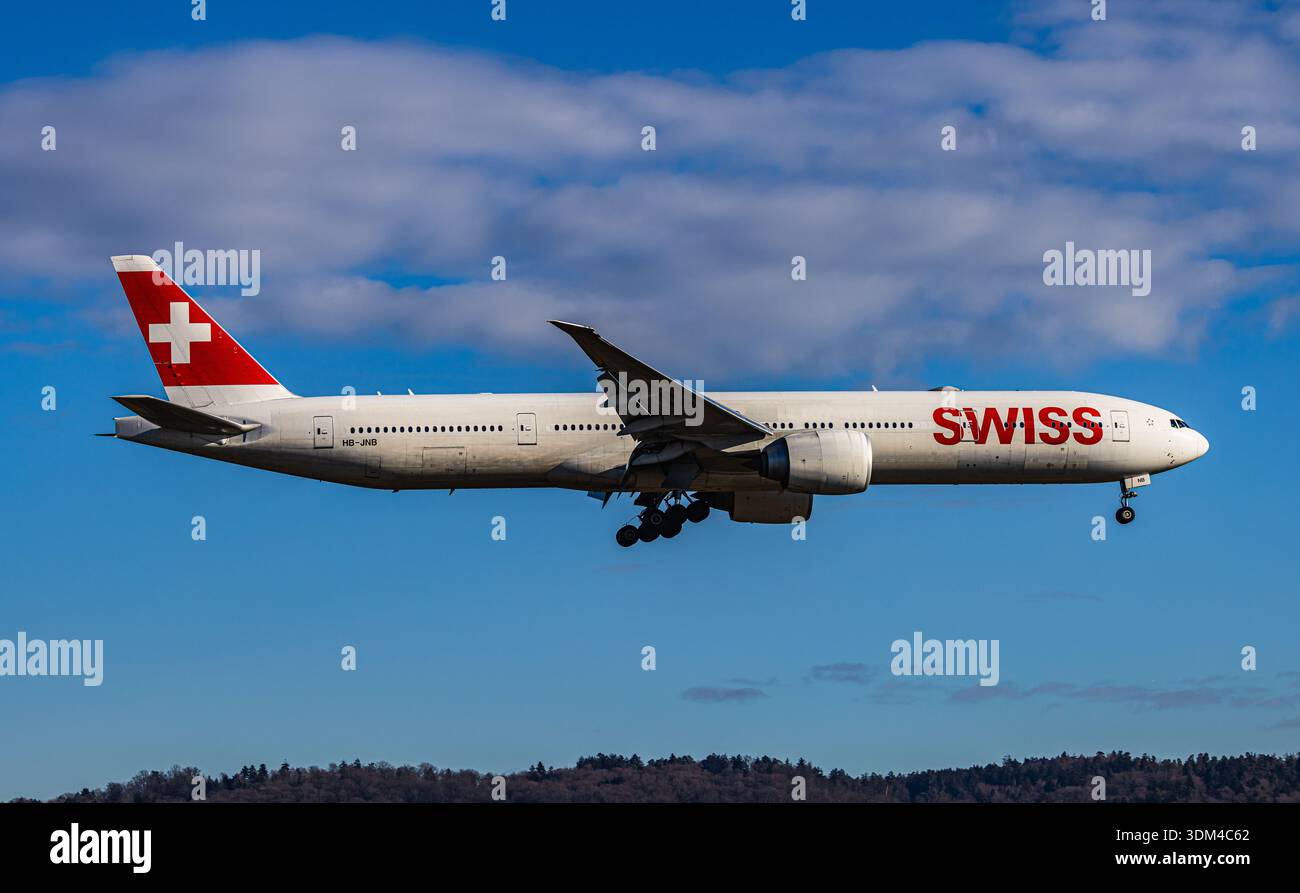 Zurich, Switzerland, 15th Jan 2026: A Swiss International Airlines ...