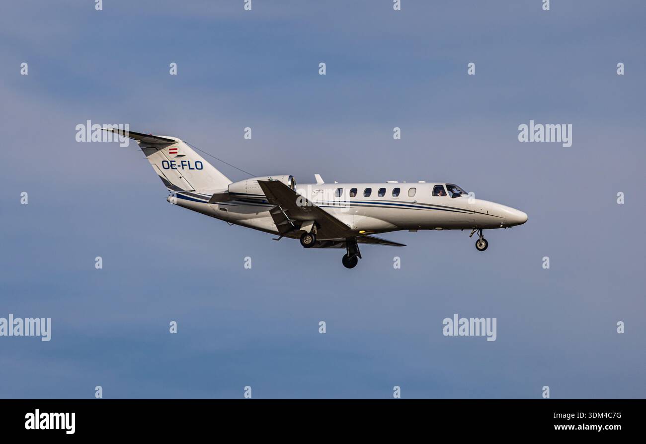 Zurich, Switzerland, 14th Jan 2026: A Cessna 525A CitationJet CJ2 ...
