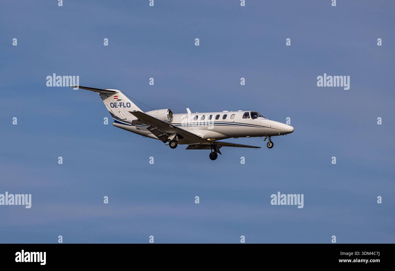 Zurich, Switzerland, 14th Jan 2026: A Cessna 525A CitationJet CJ2 ...