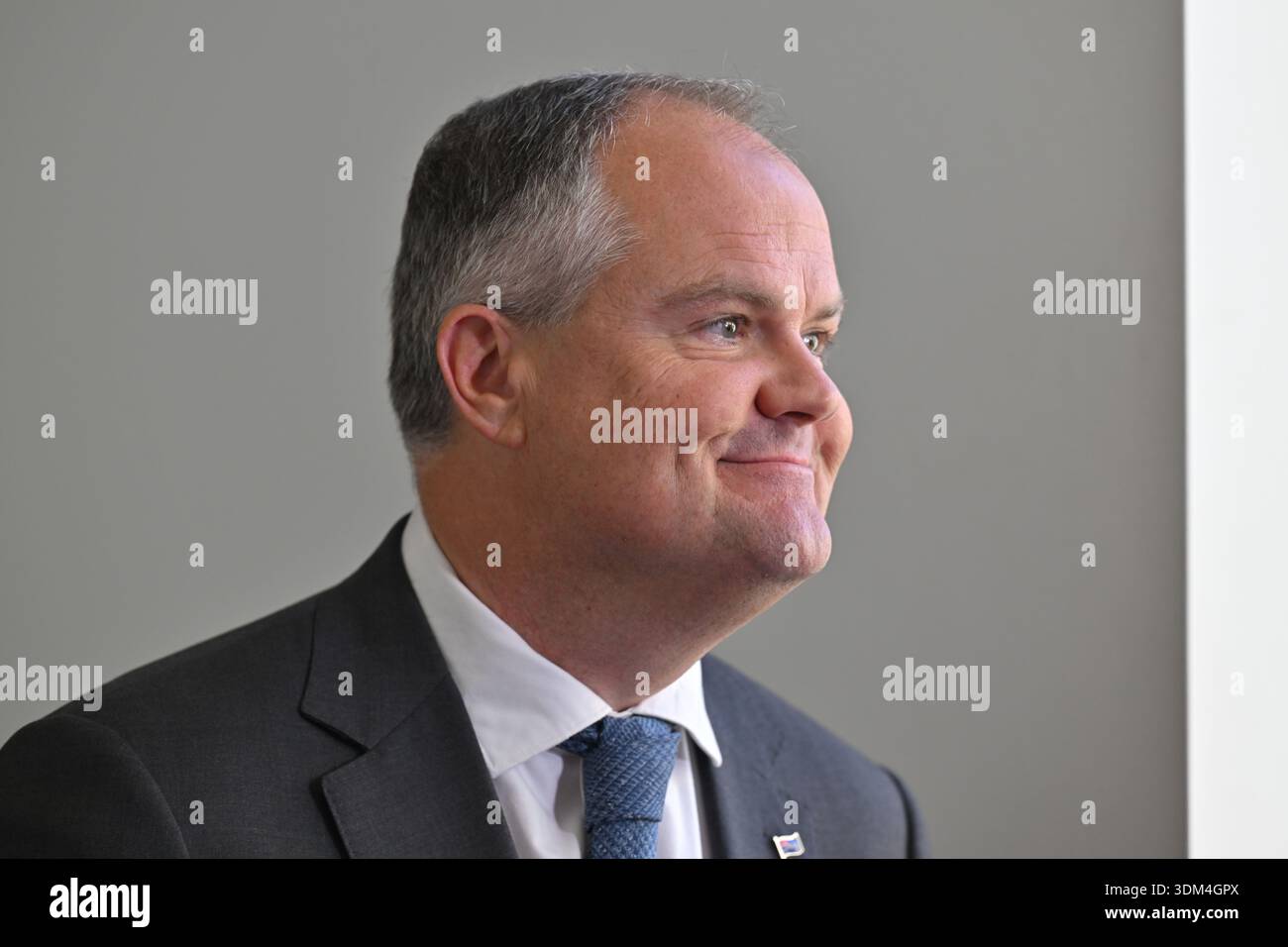 Shadow Treasurer Ted O’Brien speaks to journalists in the Press Gallery ...
