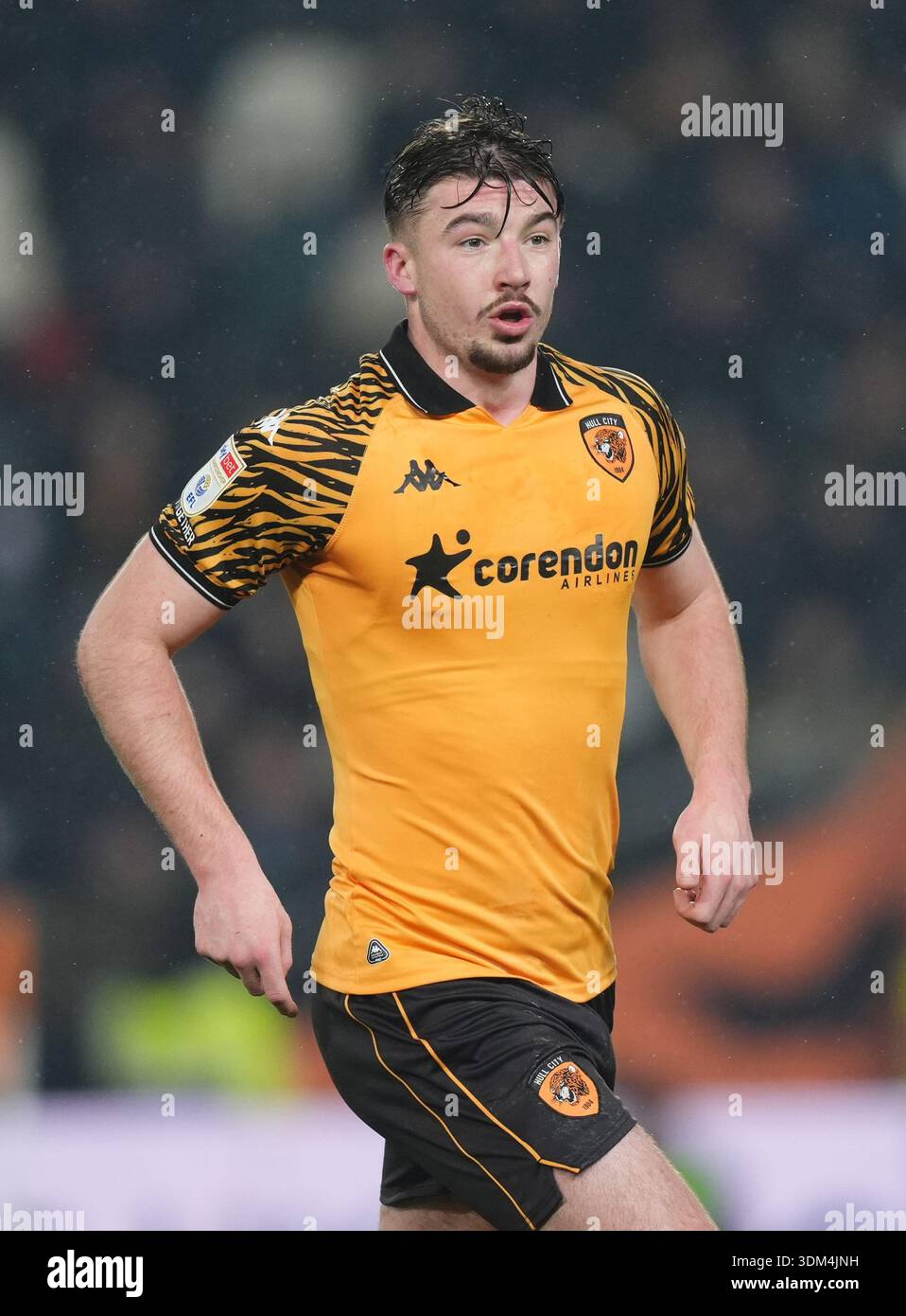 Hull City's Charlie Hughes during the Sky Bet Championship match at the ...
