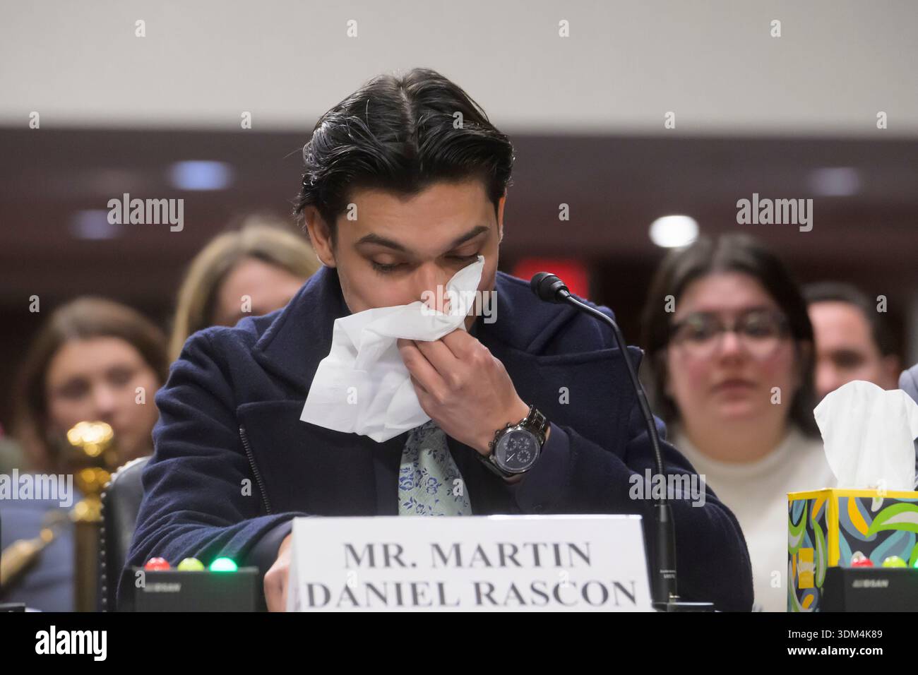 Martin Daniel Rascon appears during a Bicameral Public Forum on the ...