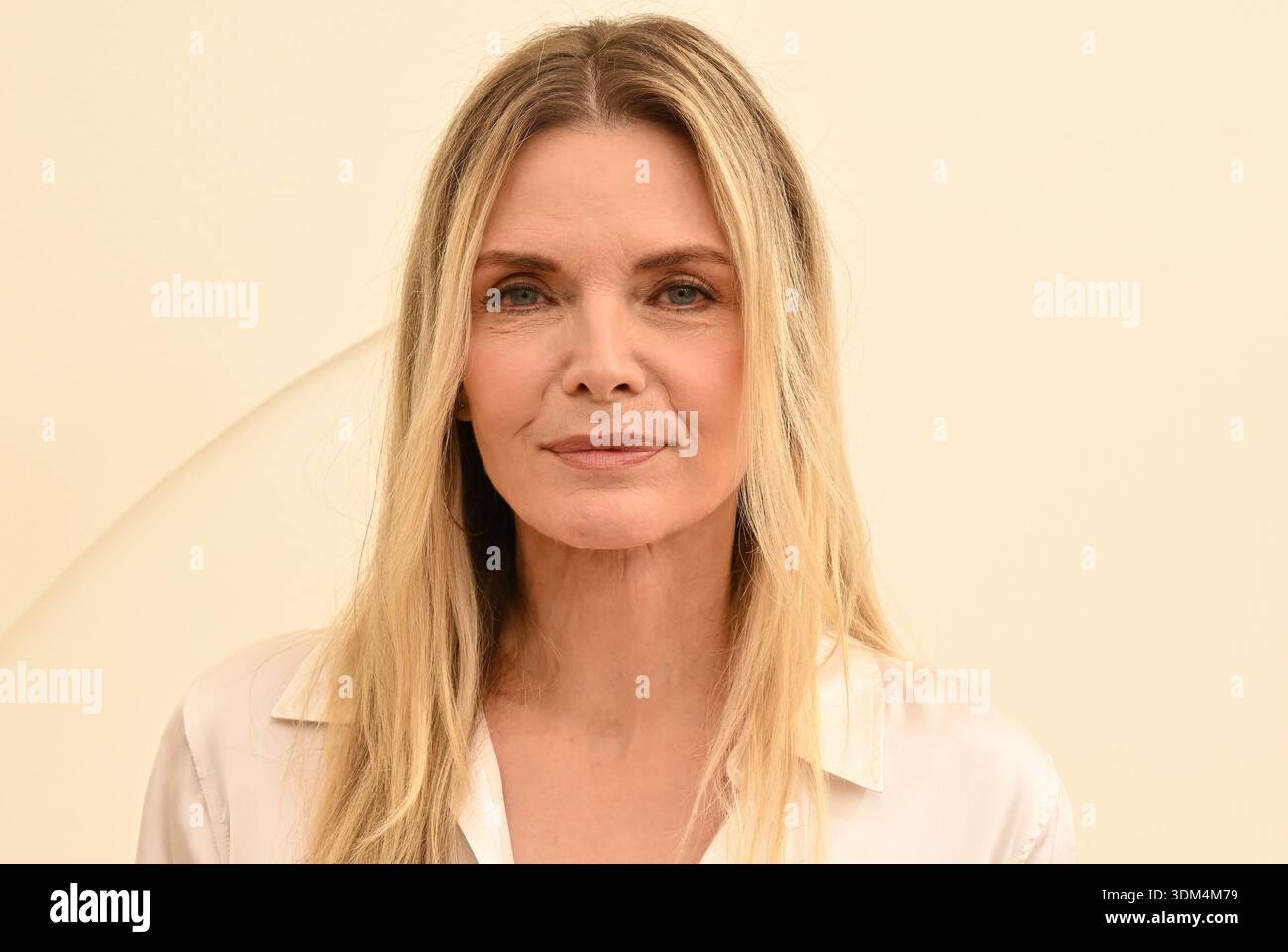 Michelle Pfeiffer arriving to Apple TV Press Day at Barker Hanger on ...