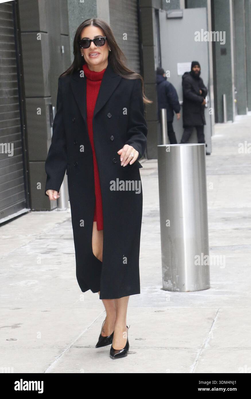 February 03, 2026 Lea Michele at ABC Studios in New York City on ...